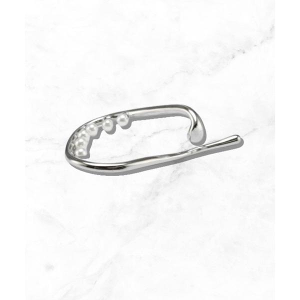 『タイムセール実施中』ZOZO問い合わせ番号:99212999ショップ:Newport，ニューポートブランド:Newport，ニューポート商品名:ステンレス製イヤーカフ(右耳用) 樹脂パールカテゴリ:アクセサリー>イヤーカフブランド品...