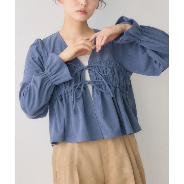 『タイムセール実施中』ZOZO問い合わせ番号:99213437ショップ:RETRO GIRL，レトロガールブランド:RETRO GIRL，レトロガール商品名:コーデュロイギャザーBLカテゴリ:トップス>シャツ/ブラウスブランド品番:R...