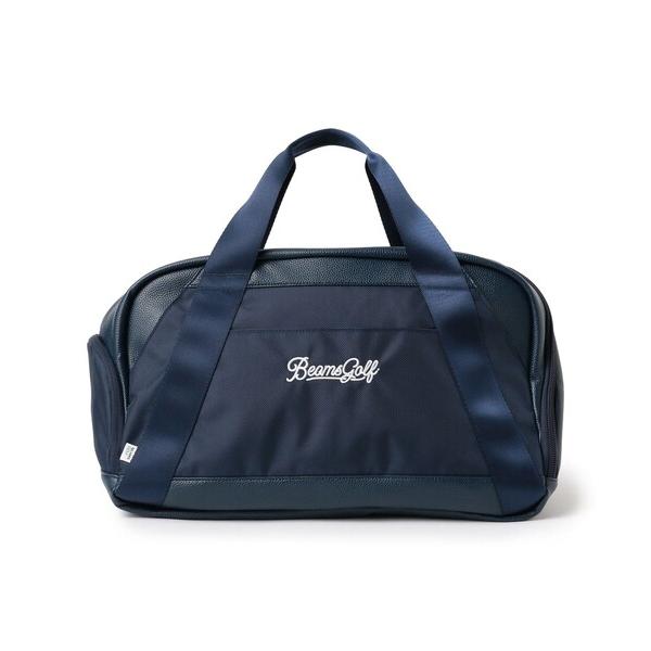 ZOZO問い合わせ番号:99213697ショップ:BEAMS GOLF，ビームスゴルフブランド:BEAMS GOLF，ビームスゴルフ商品名:スクリプトロゴ ネイビー シューズポケット付きボストンバッグカテゴリ:バッグ>ボストンバッグブ...