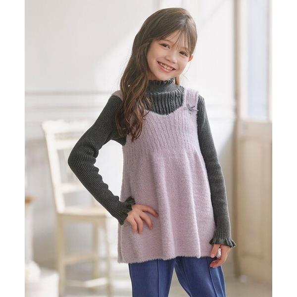 ZOZO問い合わせ番号:99213777ショップ:組曲，クミキョクブランド:組曲，クミキョク商品名:【S-Lサイズ】シャギーニット キャミソールカテゴリ:トップス>ニット/セーターブランド品番:KRKGGW0103素材:ラベンダー/グ...