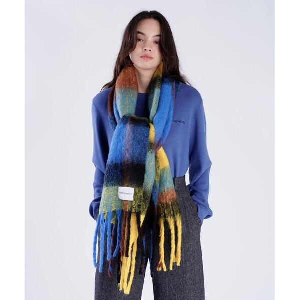 ZOZO問い合わせ番号:99213951ショップ:agnes b.，アニエスベーブランド:To b. by agnes b.，トゥービーバイアニエスベー商品名:ブロックチェック マフラーカテゴリ:ファッション雑貨>マフラーブランド品番...