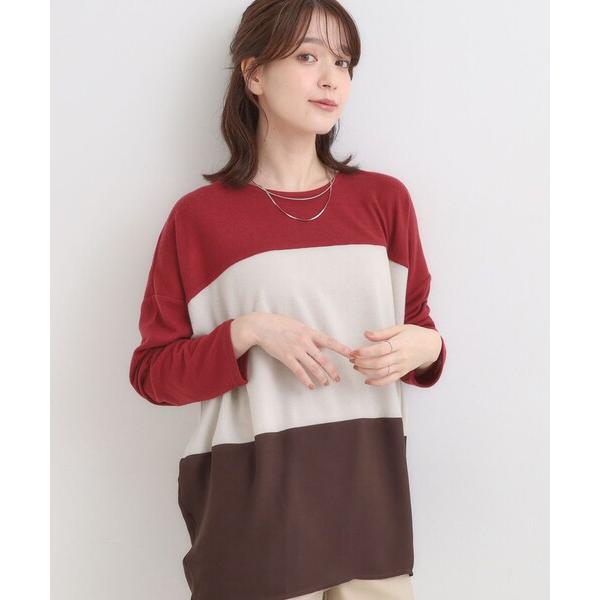 『タイムセール実施中』ZOZO問い合わせ番号:99214166ショップ:SHOO・LA・RUE，シューラルーブランド:SHOO・LA・RUE，シューラルー商品名:【S-LL】インしないで着られる 3段切り替えトップスカテゴリ:トップス&gt...