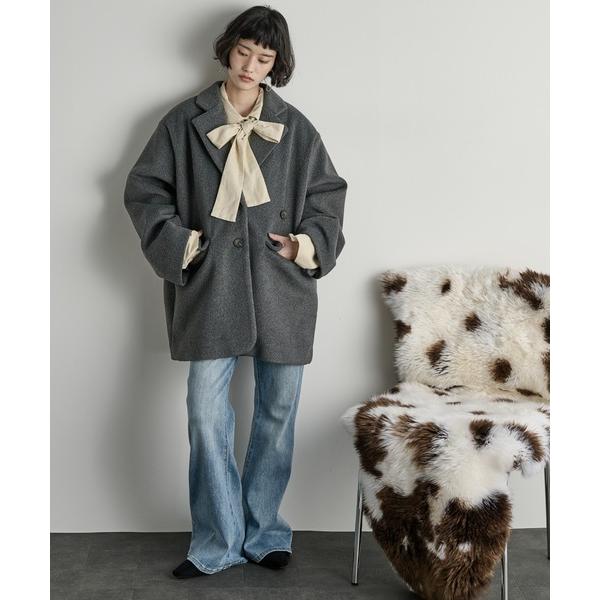 『セール実施中』ZOZO問い合わせ番号:99214287ショップ:Auntie Rosa，アンティローザブランド:THE YOn，ザヨン商品名:ウールライクダディジャケットコートカテゴリ:ジャケット/アウター>チェスターコートブランド...