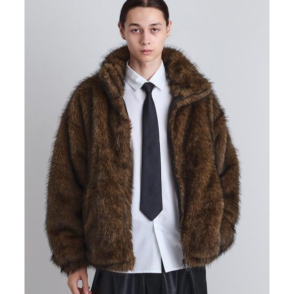 『タイムセール実施中』ZOZO問い合わせ番号:99214727ショップ:tk.TAKEO KIKUCHI，ティーケー タケオキクチブランド:tk.TAKEO KIKUCHI，ティーケータケオキクチ商品名:ミックスフェイクファーブルゾンカテゴ...