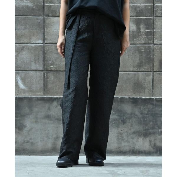 『セール実施中』ZOZO問い合わせ番号:99215187ショップ:THE BESTIE SHOP，ザベスティショップブランド:funda mine，ファンダマイン商品名:ジャガードハイウエストワイドパンツカテゴリ:パンツ>その他パンツ...