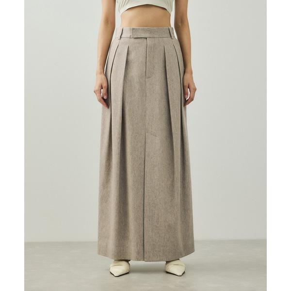 『タイムセール実施中』ZOZO問い合わせ番号:99216190ショップ:ADAM ET ROPE'，アダムエロペブランド:ADAM ET ROPE'，アダムエロペ商品名:【EMOELLE】ウールコットン2タックスカートカテゴリ:スカート&g...