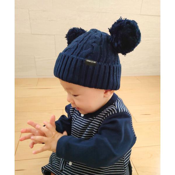 『タイムセール実施中』※このアイテムは返品・交換対象外商品です。ZOZO問い合わせ番号:99216990ショップ:COMME CA ISM，コムサイズムブランド:COMME CA ISM，コムサイズム商品名:ぼんてん耳付き ニットキャップカ...