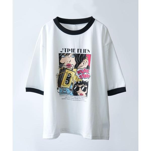 『タイムセール実施中』参考価格：4，400円発売時期：2024年04月コンディション：B（目立つ使用感なし）使用感が少ない、または気にならないアイテム首周り・袖口：毛玉参考商品名：oversize raglan sleeve print  ...