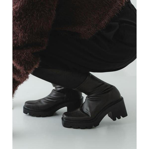 『セール実施中』ZOZO問い合わせ番号:99247967ショップ:URBAN RESEARCH，アーバンリサーチブランド:RODE SKO，ロデスコ，URBAN RESEARCH，アーバンリサーチ商品名:『WEB限定』　厚底スクエアブーツカ...