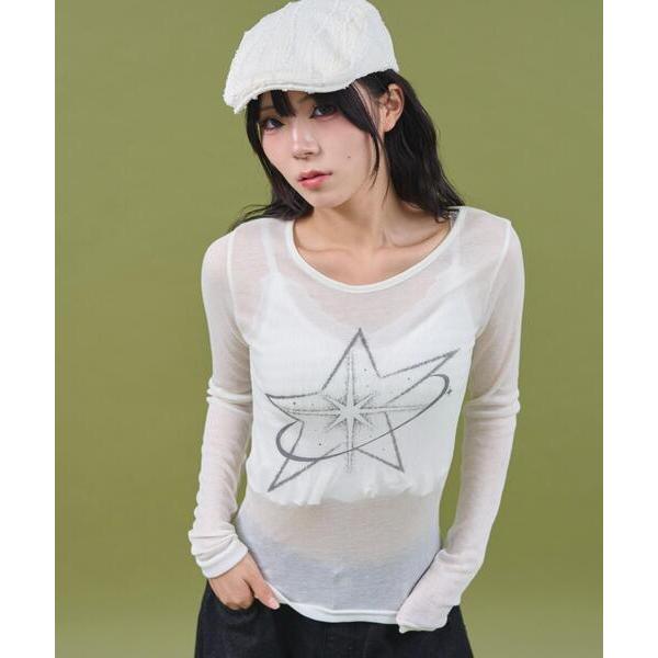 『セール実施中』ZOZO問い合わせ番号:99248052ショップ:WEGO，ウィゴーブランド:DISPARK，ディスパーク，WEGO，ウィゴー商品名:DISPARK/スターシアートップカテゴリ:トップス>Tシャツ/カットソーブランド品...