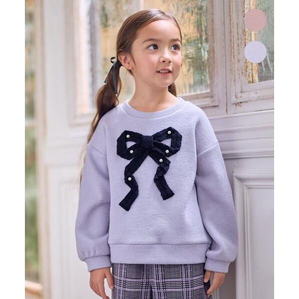 『セール実施中』ZOZO問い合わせ番号:99248969ショップ:ANY，エニィブランド:ANY，エニィ商品名:リボン ニットソー トレーナーカテゴリ:トップス>スウェットブランド品番:TOFKGW0531素材:ラベンダー/ピンク：[...