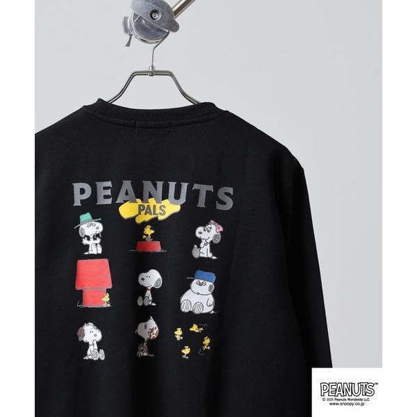 ZOZO問い合わせ番号:99249115ショップ:FUNALIVE，ファンアライブブランド:PEANUTS，ピーナッツ，FUNALIVE，ファンアライブ商品名:PEANUTS プリント裏起毛トレーナーカテゴリ:トップス>スウェットブラ...