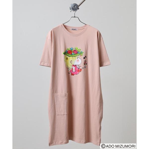 ZOZO問い合わせ番号:99249131ショップ:FUNALIVE，ファンアライブブランド:FUNALIVE，ファンアライブ商品名:水森亜土 プリントスーパービッグTシャツカテゴリ:トップス>Tシャツ/カットソーブランド品番:CBT-...