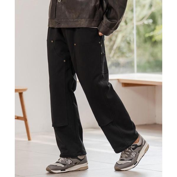 ZOZO問い合わせ番号:99249333ショップ:CAMBIO，カンビオブランド:CAMBIO，カンビオ商品名:mp14290-ダブルニーワイドスウェットパンツ(HLCM0219)カテゴリ:パンツ>スウェットパンツブランド品番:HLC...