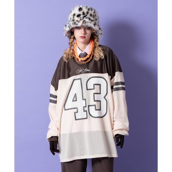 『タイムセール実施中』ZOZO問い合わせ番号:99249465ショップ:ankoROCK，アンコロックブランド:a.p.o.v.，エーピーオービー商品名:a.p.o.v. ナンバリング＆ロゴ刺繍ラインアームメッシュコンビゲームジャージカテゴ...