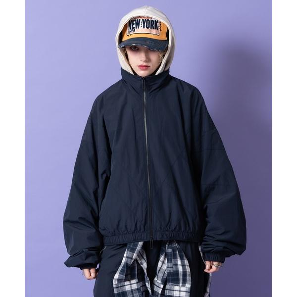 『タイムセール実施中』ZOZO問い合わせ番号:99249489ショップ:ankoROCK，アンコロックブランド:a.p.o.v.，エーピーオービー商品名:a.p.o.v. スタンドネックオーバーサイズクロップドナイロントラックジャケットカテ...