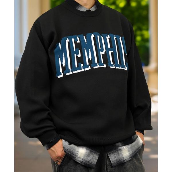 『タイムセール実施中』ZOZO問い合わせ番号:99250637ショップ:BURNER，バーナーブランド:Burner，バーナー商品名:【GROOVY STORE】ダブルジャカード スウェットライク デザインニットクルー ワイドシルエットカテ...