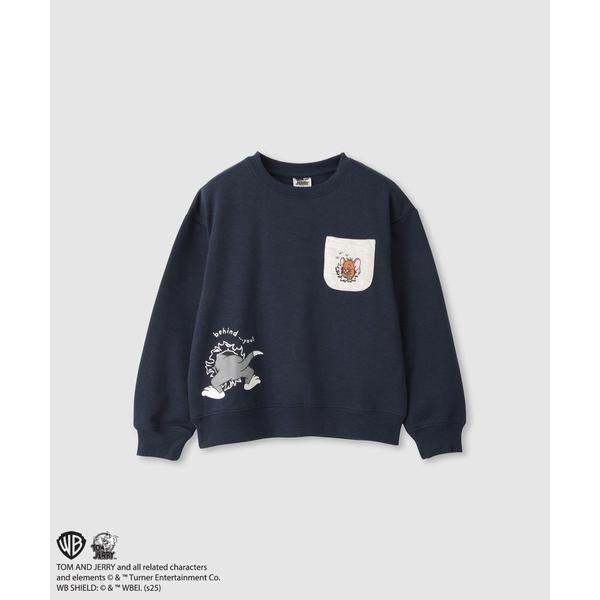 『タイムセール実施中』ZOZO問い合わせ番号:99250657ショップ:Mac-House，マックハウスブランド:TOM&amp;JERRY，トムアンドジェリー，Mac-House，マックハウス商品名:TOM＆JERRY 起毛ポケット付きト...