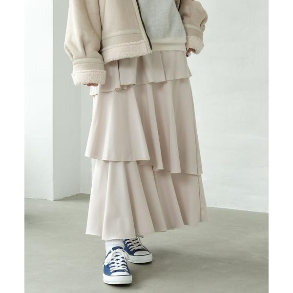 『セール実施中』ZOZO問い合わせ番号:99250718ショップ:GLOBAL WORK，グローバルワークブランド:GLOBAL WORK，グローバルワーク商品名:ティアードマキシスカート/AND YUA ANY/598237カテゴリ:スカ...