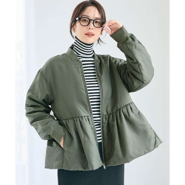 『セール実施中』ZOZO問い合わせ番号:99250937ショップ:coca，コカブランド:coca（coca），コカ商品名:ペプラムヘムMA-1カテゴリ:ジャケット/アウター>MA-1ブランド品番:26-241214001-13素材:...