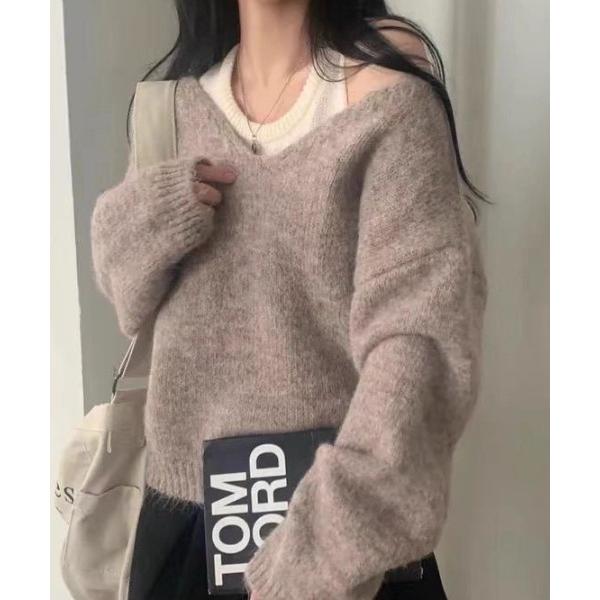 『タイムセール実施中』ZOZO問い合わせ番号:99251068ショップ:Ada.，エイダブランド:SHEPP，シープ商品名:【2点セット】ニットタンクトップ＋ Vネックニットトップスカテゴリ:トップス>ニット/セーターブランド品番:S...