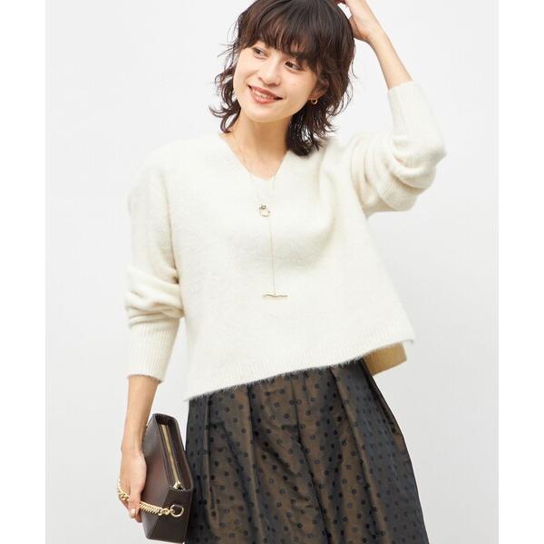 『タイムセール実施中』ZOZO問い合わせ番号:99251344ショップ:NOLLEY'S，ノーリーズブランド:NOLLEY'S，ノーリーズ商品名:《手洗い可能》ヘアリーストレッチVネックプルオーバーニットカテゴリ:トップス>ニット/セ...