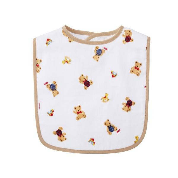 ※このアイテムは返品・交換対象外商品です。ZOZO問い合わせ番号:99252130ショップ:MIKI HOUSE，ミキハウスブランド:MIKI HOUSE，ミキハウス商品名:ミキハウスベア総柄ガーゼスタイカテゴリ:ママ＆ベビー>スタイ...