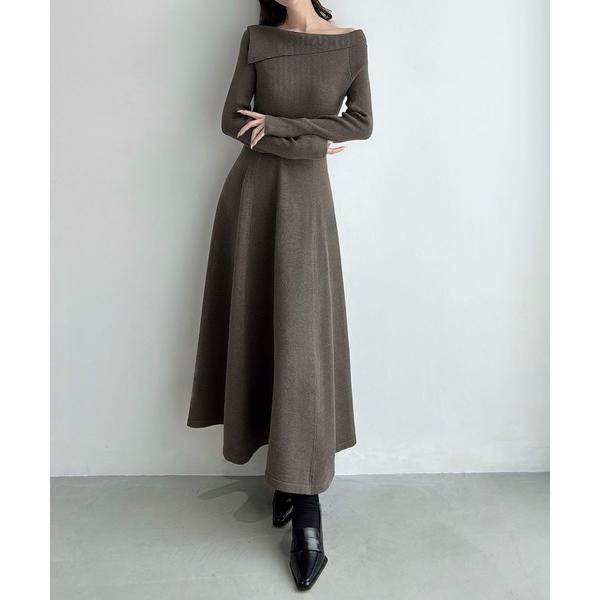 『タイムセール実施中』ZOZO問い合わせ番号:99252260ショップ:JUNOAH，ジュノアブランド:Meiru，メイル商品名:オフショル風フレアニットワンピースカテゴリ:ワンピース/ドレス>ワンピースブランド品番:frei091-...