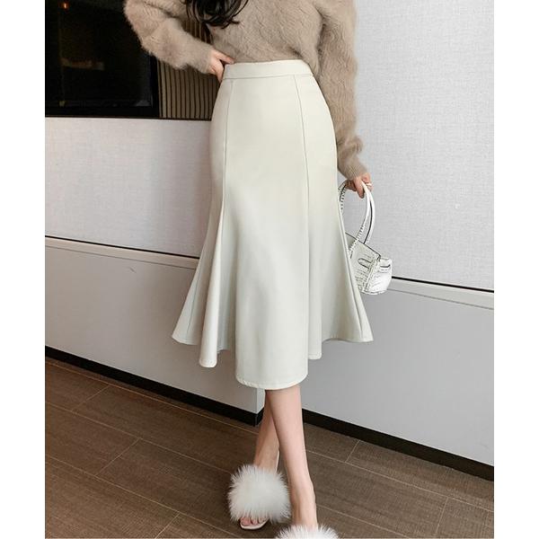 ZOZO問い合わせ番号:99252777ショップ:DOUBLE STEAL，ダブルスティールブランド:LUCPY，ラクピー，＆soiree，アンドソワレ商品名:エコレザーマーメイドミディスカートカテゴリ:スカート>スカートブランド品番...