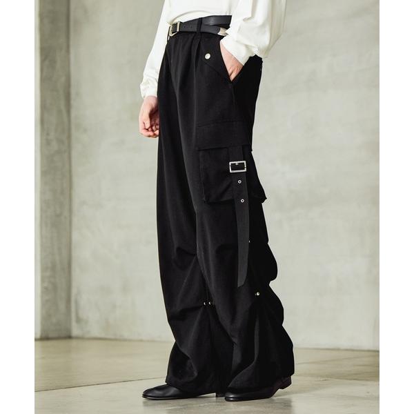 『タイムセール実施中』ZOZO問い合わせ番号:99252890ショップ:HARE，ハレブランド:HARE，ハレ商品名:【SET UP対応】ニータックベルトカーゴパンツ(HARE)カテゴリ:パンツ>カーゴパンツブランド品番:605523...