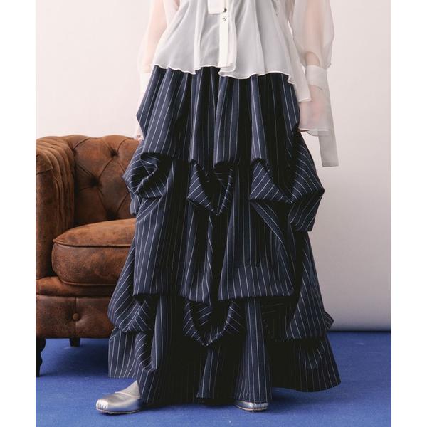 ZOZO問い合わせ番号:99252934ショップ:mideal，マイディールブランド:loin nuit，ロワンニュイ商品名:tuck design volume skirt / タックデザインボリュームスカートカテゴリ:スカート>ス...