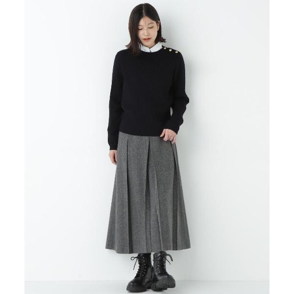 『タイムセール実施中』ZOZO問い合わせ番号:99253564ショップ:human woman，ヒューマンウーマンブランド:human woman，ヒューマンウーマン商品名:◆【3サイズ展開】ヘリンボーンツィードタックスカートカテゴリ:スカ...