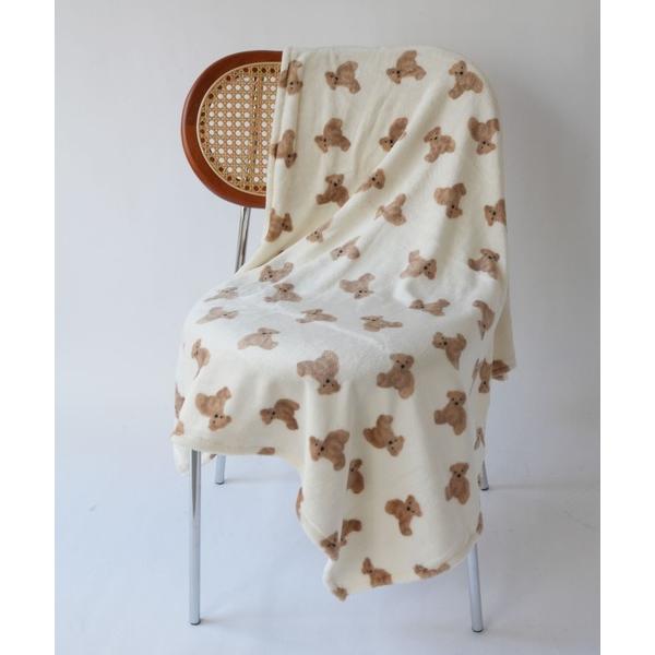 『タイムセール実施中』ZOZO問い合わせ番号:99253832ショップ:Port，ポートブランド:Port，ポート商品名:【 Port / ポート 】 ナチュラル ベア ブランケット / ひざ掛け ( 約80cm×約100cm )#カテゴリ...