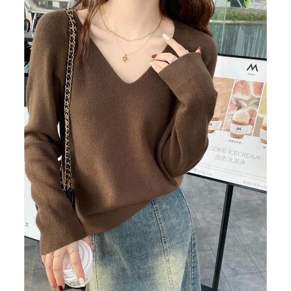 『タイムセール実施中』ZOZO問い合わせ番号:99284108ショップ:ABITOKYO，アビトーキョーブランド:Diosfront，ディオスフロント，ABITOKYO，アビトーキョー商品名:Vネックカラーニットプルオーバーカテゴリ:トップ...