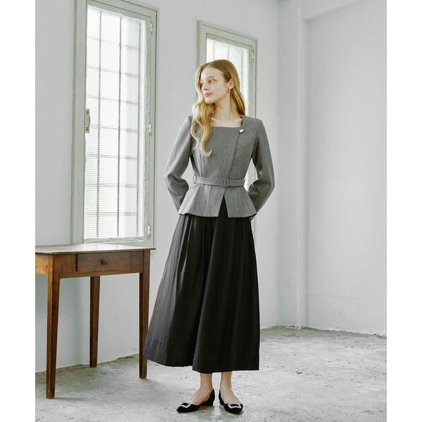 『セール実施中』ZOZO問い合わせ番号:99284151ショップ:MAJESTIC LEGON，マジェスティックレゴンブランド:cle blatt，クレブラット商品名:ジャケットセットセミシアーフレアスカートカテゴリ:ジャケット/アウター&...