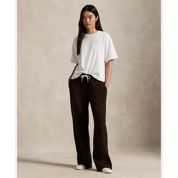 ZOZO問い合わせ番号:99284243ショップ:POLO RALPH LAUREN，ポロ ラルフ ローレンブランド:POLO RALPH LAUREN，ポロ ラルフ ローレン商品名:ドローストリング フリース ワイドレッグ スウェットパン...