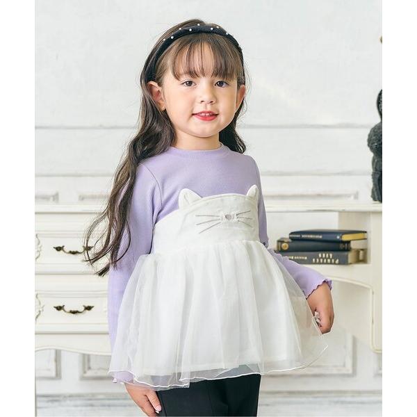 『セール実施中』ZOZO問い合わせ番号:99284565ショップ:F.O.Online Store，エフオーオンラインストアブランド:apres les cours，アプレレクール商品名:【ジュニア対応】ネコモチーフチュールドッキングトップ...