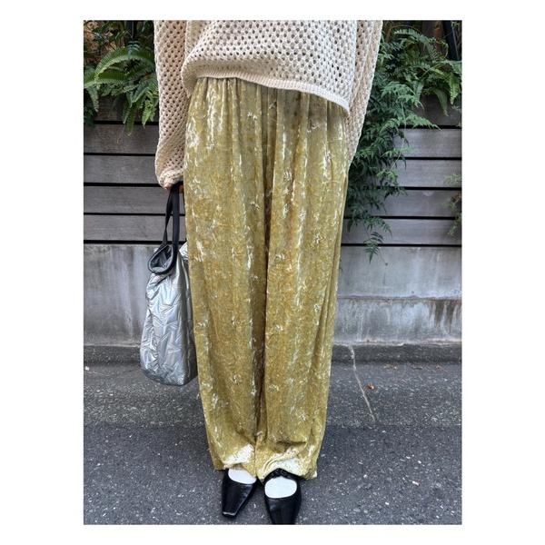 『セール実施中』ZOZO問い合わせ番号:99315585ショップ:ROSE BUD，ローズバッドブランド:ROSE BUD，ローズバッド商品名:EMBROIDERY VELOUR PANTSカテゴリ:パンツ>その他パンツブランド品番:...