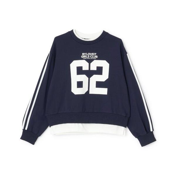 『セール実施中』ZOZO問い合わせ番号:99315755ショップ:NARUMIYA ONLINE，ナルミヤ オンラインブランド:by LOVEiT，バイラビット商品名:レイヤード風プルオーバーカテゴリ:トップス>スウェットブランド品番...