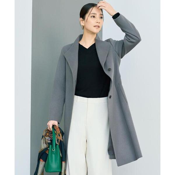 『タイムセール実施中』ZOZO問い合わせ番号:99346722ショップ:UNTITLED，アンタイトルブランド:UNTITLED，アンタイトル商品名:【きれいめ/スタイリッシュ】2WAYスタンドカラーロングコートカテゴリ:ジャケット/アウタ...