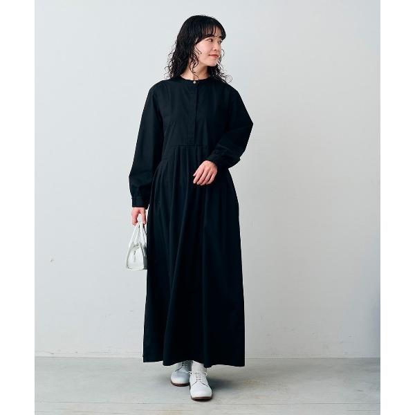 ZOZO問い合わせ番号:99348164ショップ:FELISSIMO，フェリシモブランド:Live in comfort，リブインコンフォート商品名:リブ　イン　コンフォート　栞里ちゃんとつくった　大人の長袖ドラマティックワンピース〈ブラッ...