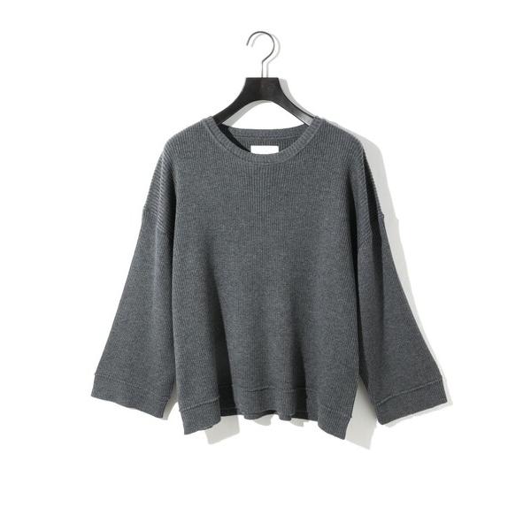 『セール実施中』ZOZO問い合わせ番号:99348446ショップ:MARcourt，マーコートブランド:MIDIUMISOLID，ミディウミソリッド商品名:MIDIUMISOLID for Ladies リブピンタックプルオーバーカテゴリ:...