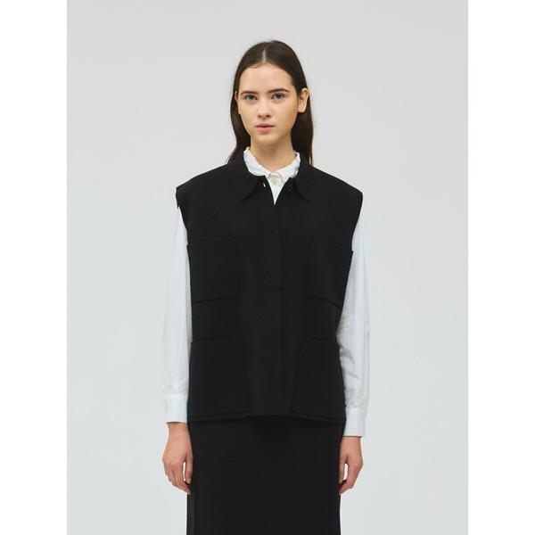 『セール実施中』ZOZO問い合わせ番号:99348473ショップ:MARcourt，マーコートブランド:mizuiroind，ミズイロインド商品名:mizuiro ind 襟付きワイドベストカテゴリ:トップス>ベストブランド品番:4-...