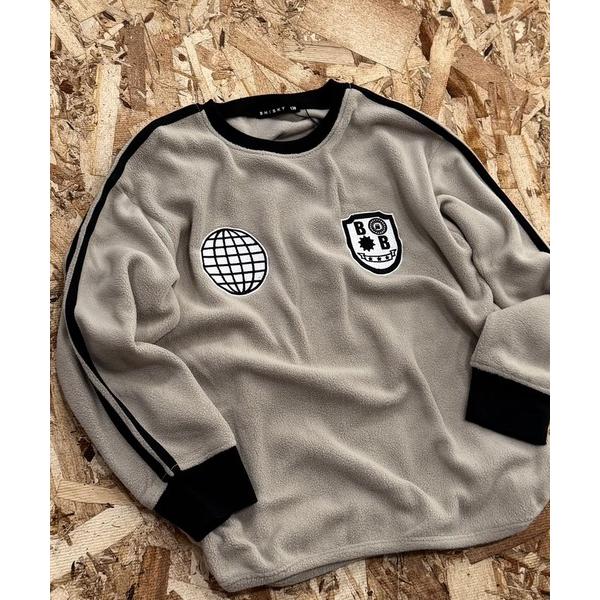 『タイムセール実施中』ZOZO問い合わせ番号:99348670ショップ:Outfitter lab，アウトフィッターラボブランド:SHISKY，シスキー，Outfitter lab，アウトフィッターラボ商品名:フリース　クルーネック　BIG...