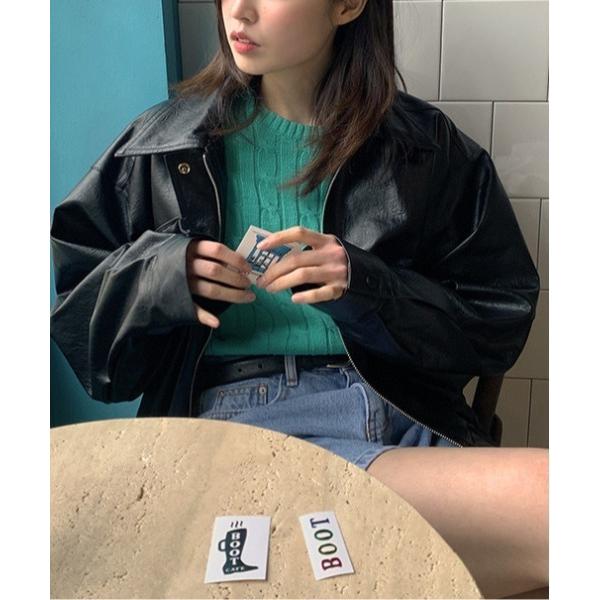 『タイムセール実施中』ZOZO問い合わせ番号:99349275ショップ:Teem Store，チームストアブランド:shyam inspiration，シャムインスピレーション商品名:シャツカラーフェイクレザーショートジャケットブルゾンカテ...