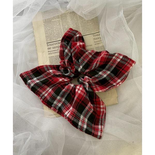 『セール実施中』ZOZO問い合わせ番号:99380244ショップ:WEGO，ウィゴーブランド:WEGO，ウィゴー商品名:WEGO/チェックスクエアシュシュカテゴリ:ヘアアクセサリー>シュシュブランド品番:MO25AW09-SG0067...