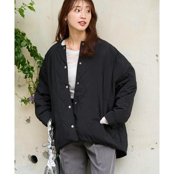 『タイムセール実施中』ZOZO問い合わせ番号:99380437ショップ:FREAK'S STORE，フリークスストアブランド:FREAK'S STORE，フリークスストア商品名:限定展開　ミルフィーユ ノーカラー リバーシブル 中綿(ブルゾ...