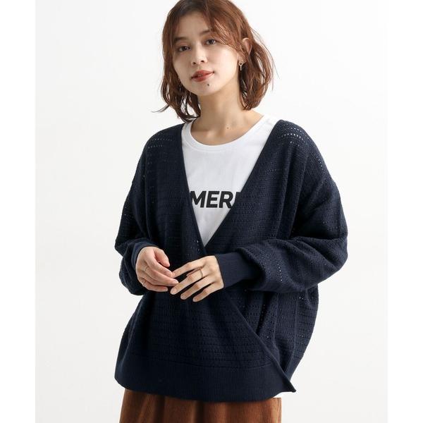 『セール実施中』ZOZO問い合わせ番号:99380499ショップ:studio CLIP，スタディオクリップブランド:studio CLIP，スタディオクリップ商品名:【あわのさえこさんコラボ】12ゲージ2WAYカシュクールカーディガンカテ...