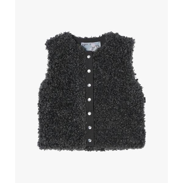 『タイムセール実施中』ZOZO問い合わせ番号:99380774ショップ:agnes b.，アニエスベーブランド:agnes b.，アニエスベー商品名:ベビー ファー カーディガンプレッション ベストカテゴリ:トップス>ベストブランド品...