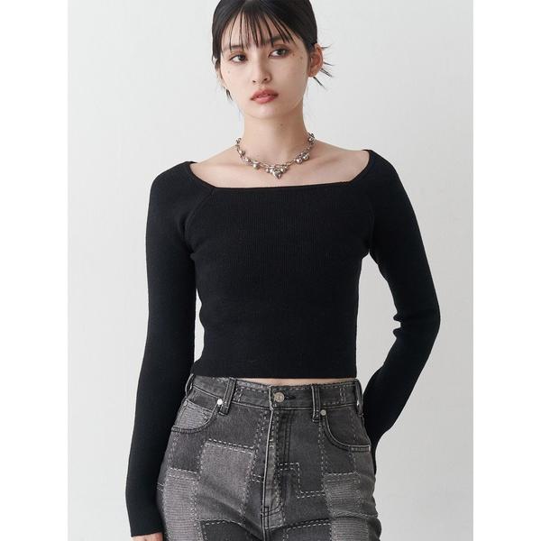 ZOZO問い合わせ番号:99380956ショップ:MURUA，ムルーアブランド:MURUA，ムルーア商品名:ベーシックリブニットカテゴリ:トップス>ニット/セーターブランド品番:012562600601素材:ポリエステル100%原産国...